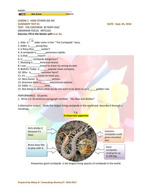 QUARTER 2 GRAMMAR BANK FOR GRADE 7 ENGLISH | PDF