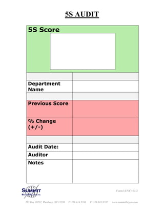 5S_Audit | PDF