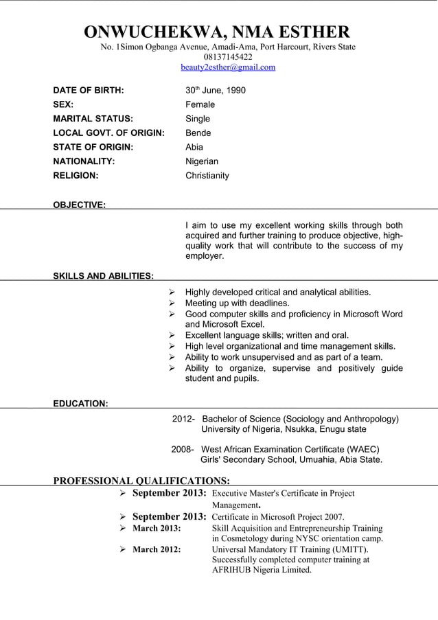 my main newest cv | PDF