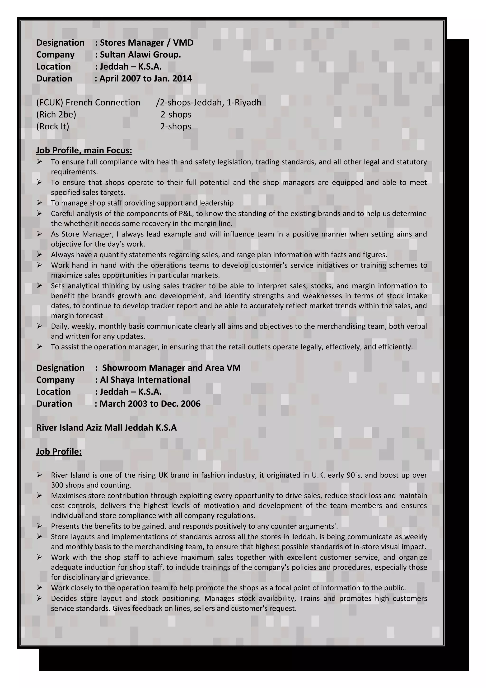 Joseph Martin CV | PDF