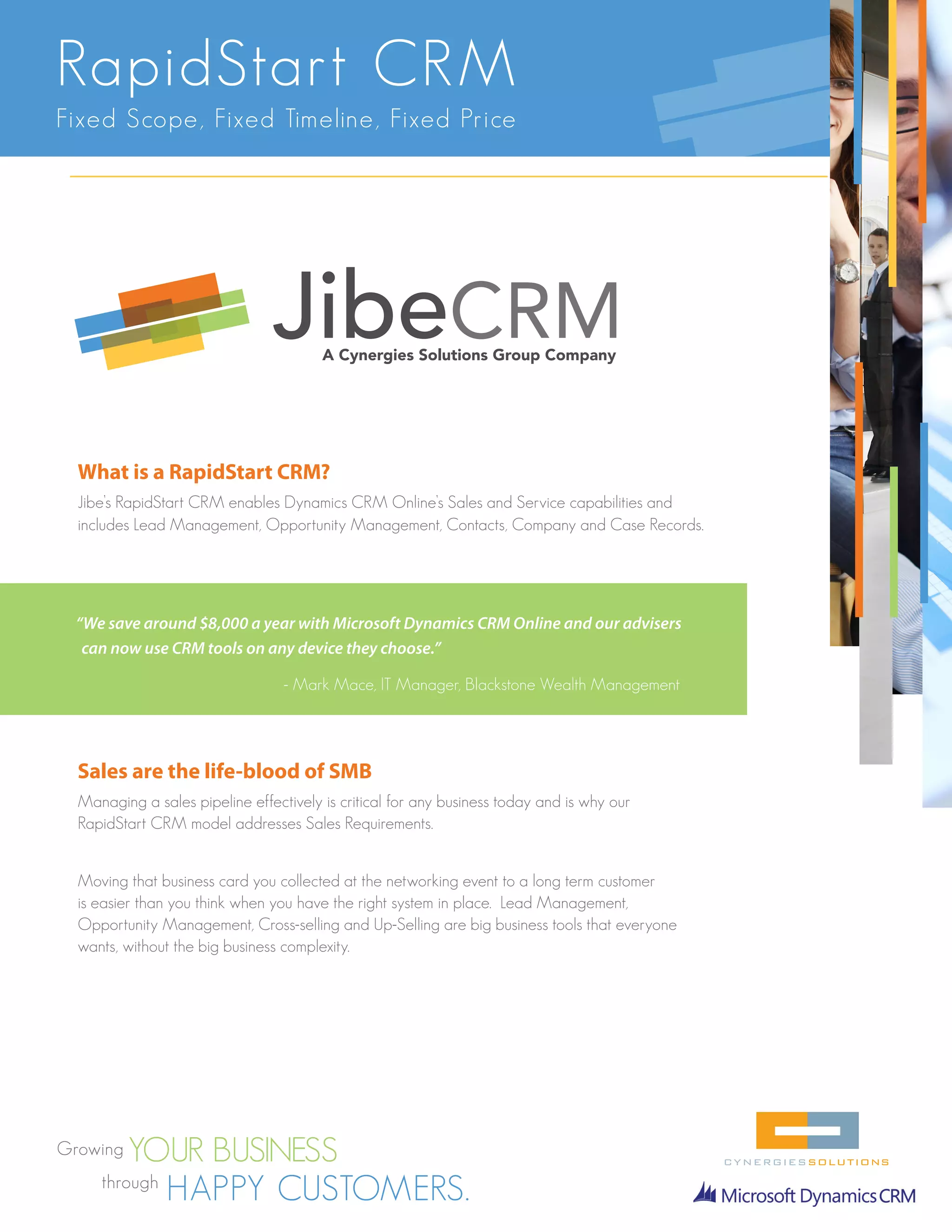 JibeCRM Rapid Start | PDF | Sales | Business