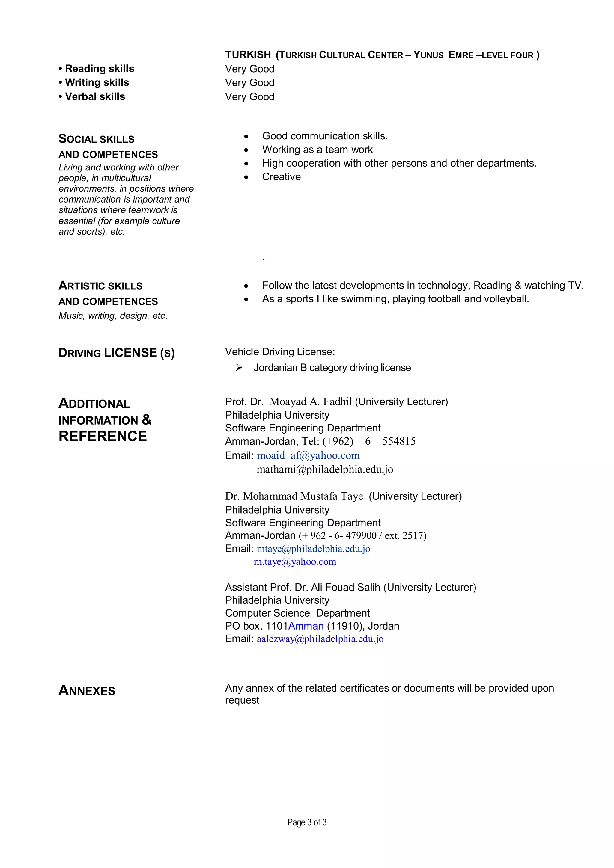 Mustafa Al-Turk CV | PDF