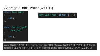 C++17 Aggregate classes with base classes | PPT