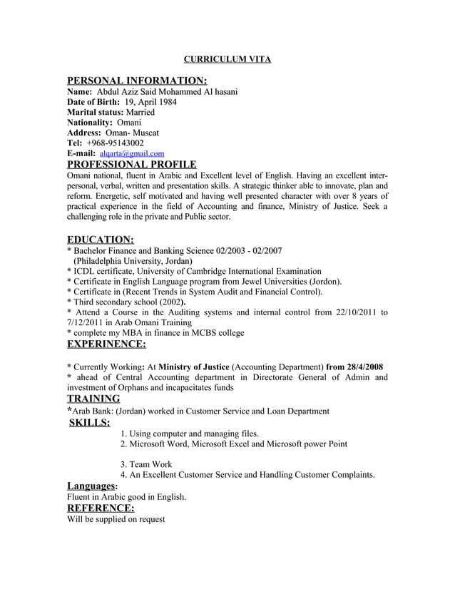 Abdul Aziz alhasni CV | DOC