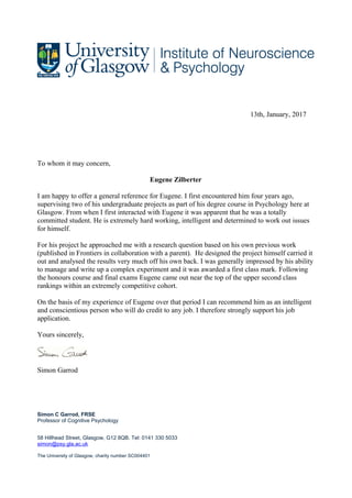 Simon Garrod General Reference | DOC