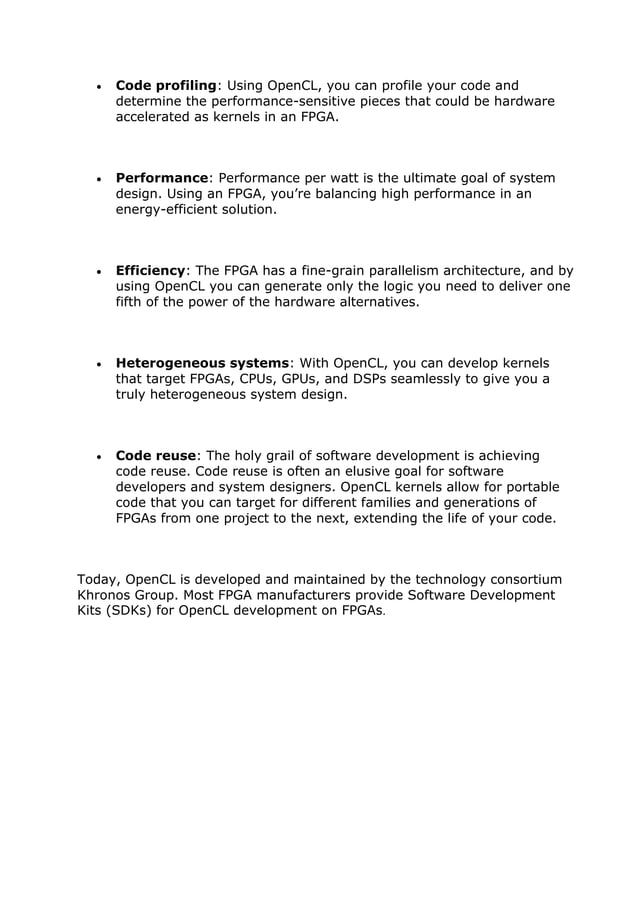 Development of Signal Processing Algorithms using OpenCL for FPGA based Architecture | PDF