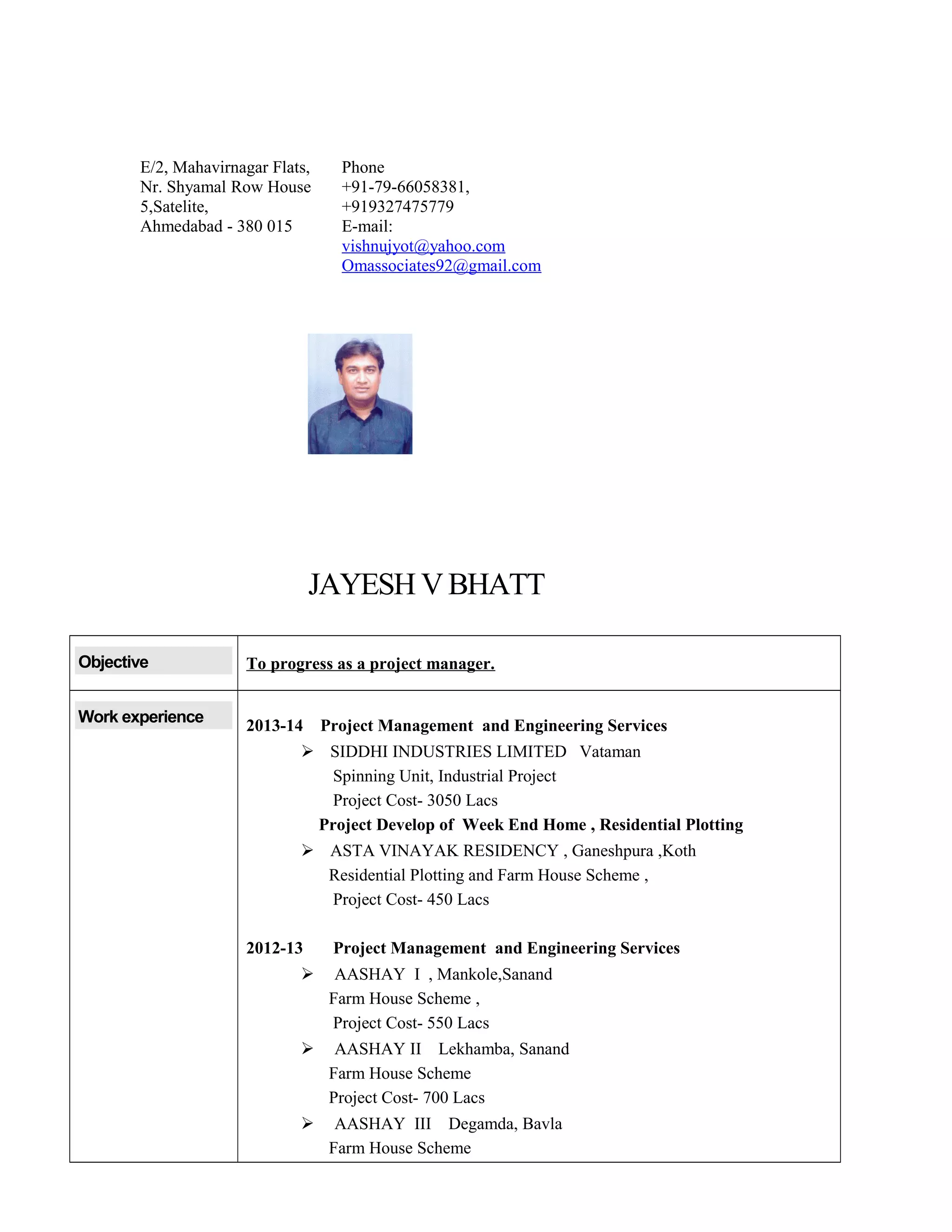 Jayesh Resumee | DOC