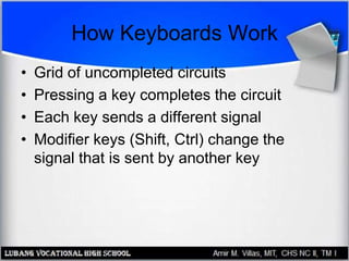 Keyboards and Mice | PPTX