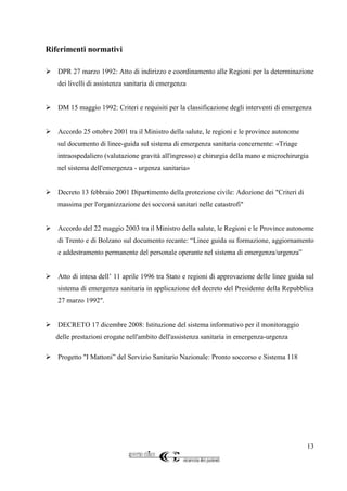 Morte o danno da errato codice triage: Cosa dice il Ministero? | PDF