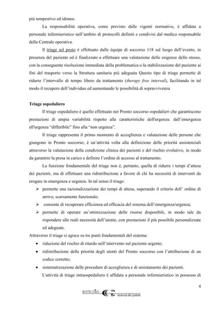 Morte o danno da errato codice triage: Cosa dice il Ministero? | PDF