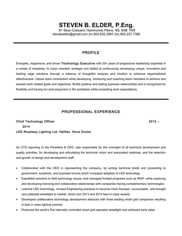 CVSteveElderJan23-2015 | PDF