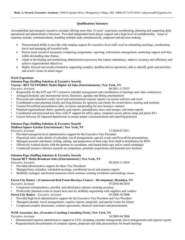 Ruby Seward Resume 2016 | DOC | IT and Internet Support | Internet
