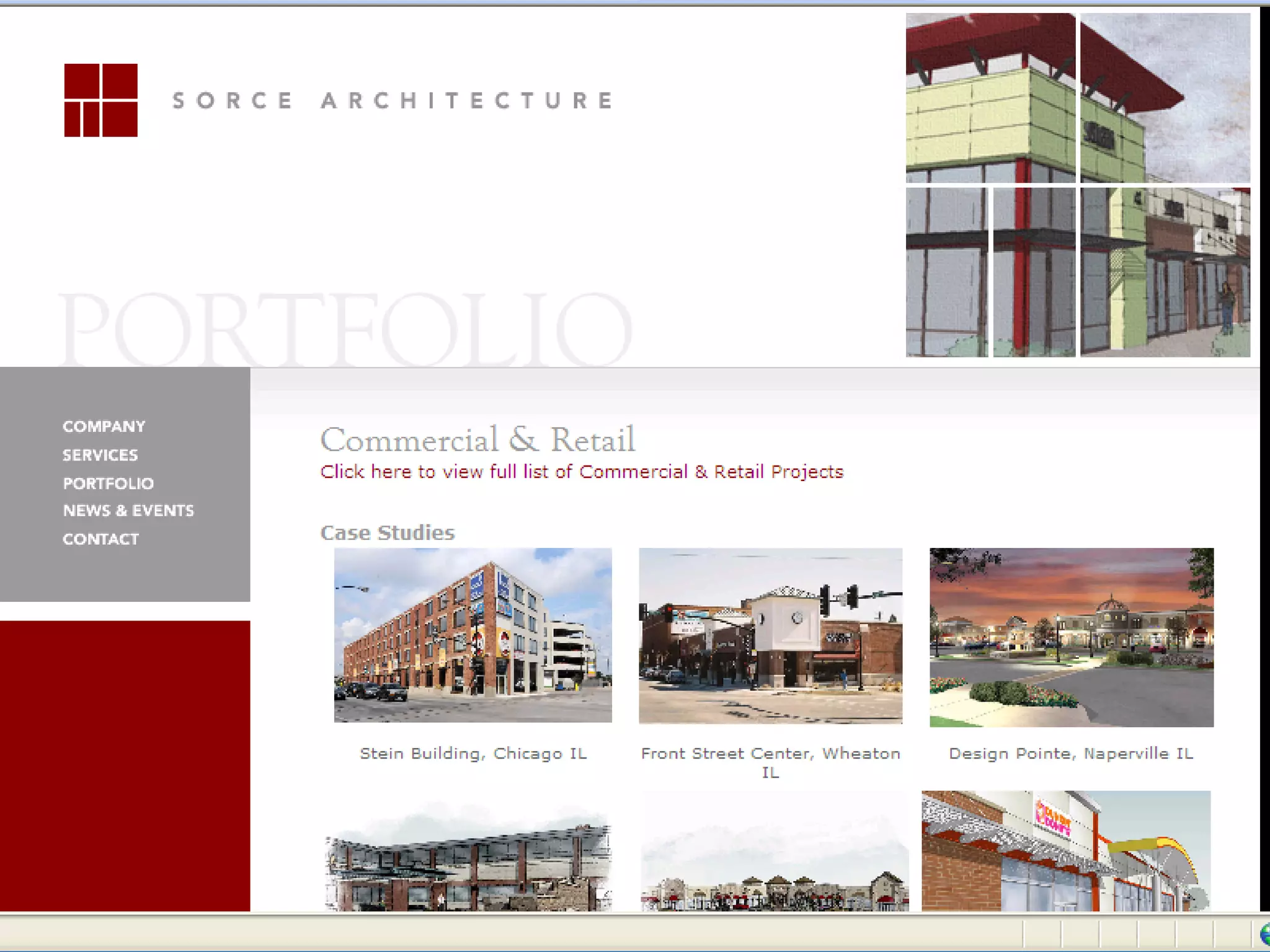 Sorce Architecture Web Site - main pages | PDF