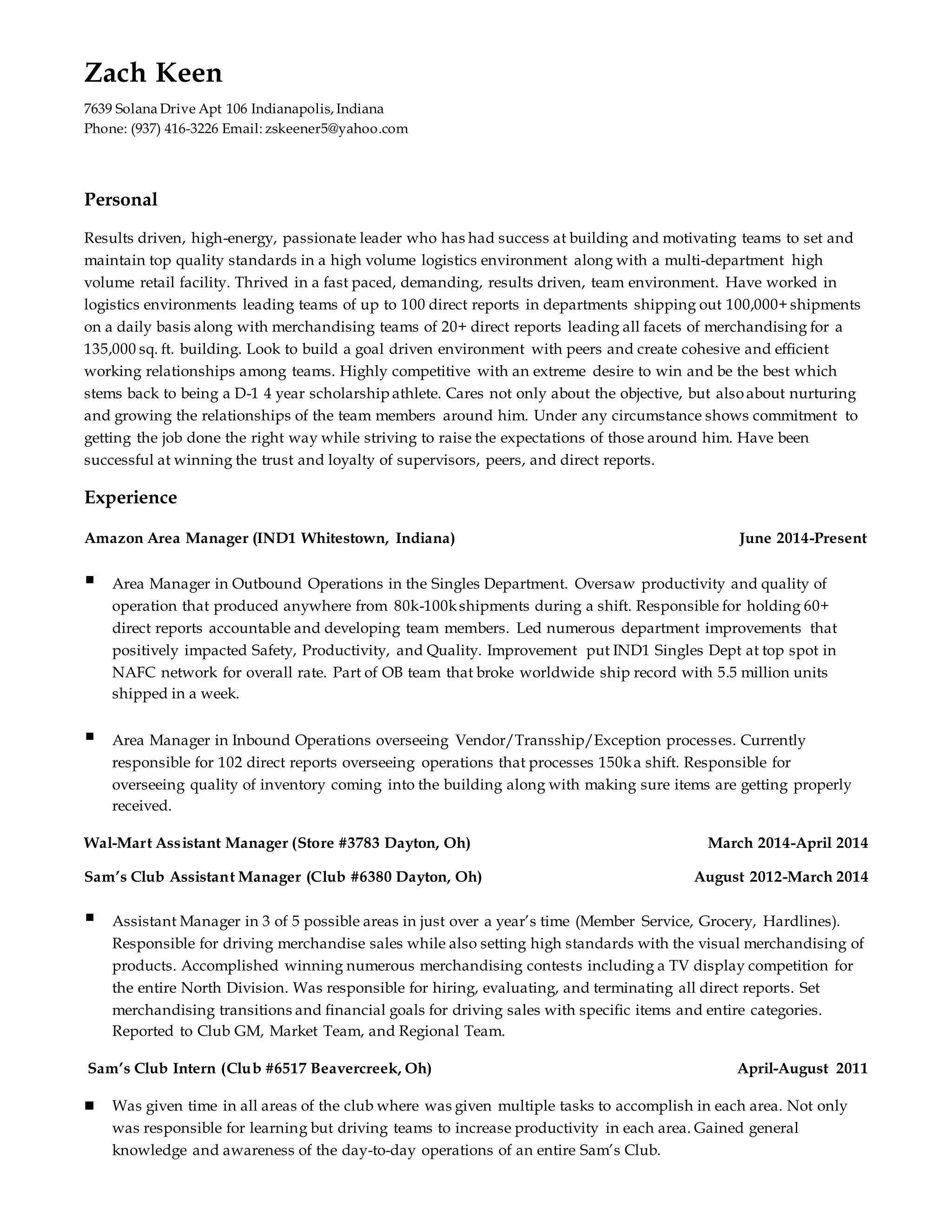 ZachKeenResume | PDF