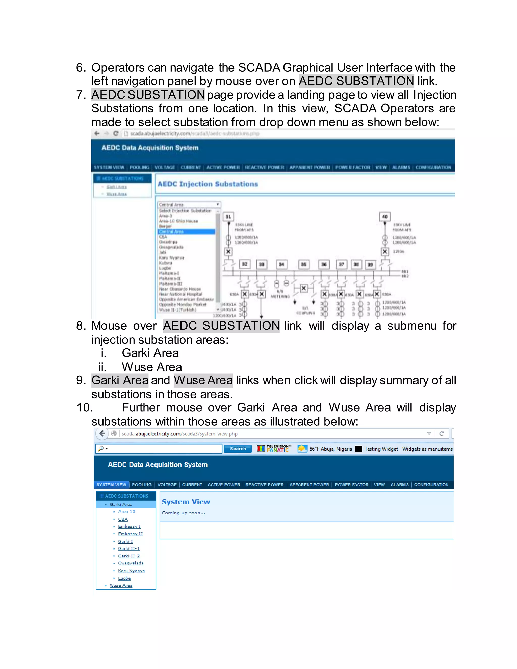 SCADA Documentation | DOCX