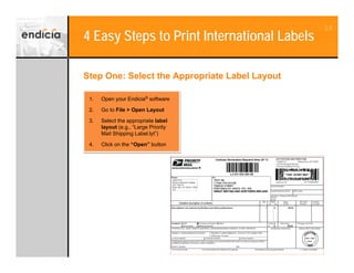 Endicia_InternationalShipping_Webinar | PDF