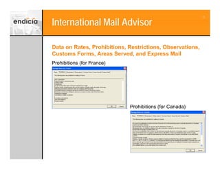 Endicia_InternationalShipping_Webinar | PDF