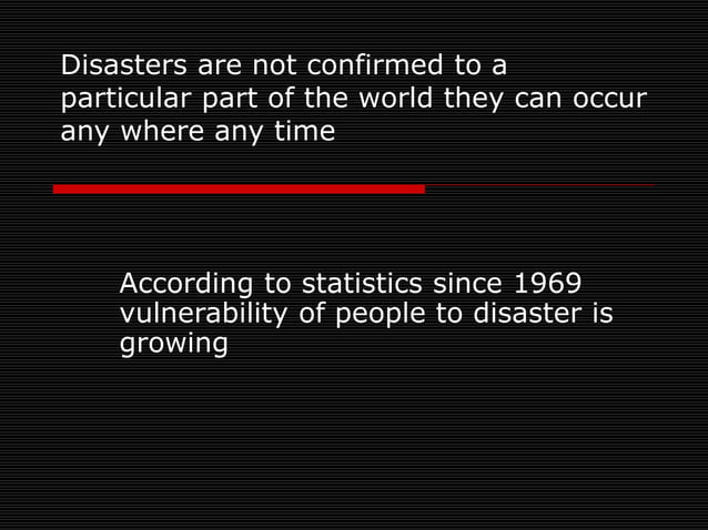 Different DISASTERS and it's management .ppt