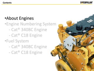 C18 vs 3408 Caterpillar Engines | PPTX
