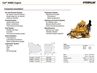 C18 vs 3408 Caterpillar Engines | PPTX