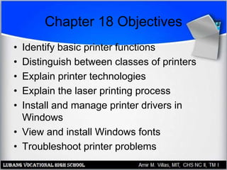 Working with Printers | PPTX