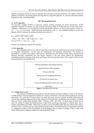The Use of K-NN and Bees Algorithm for Big Data Intrusion Detection System | PDF
