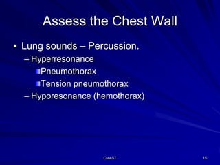 C191 w4tc cmast chest trauma management | PPS