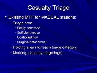 C191 w8tc cmast casualty triage | PPS
