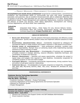 Ed Priest Resume December 2016 | DOC