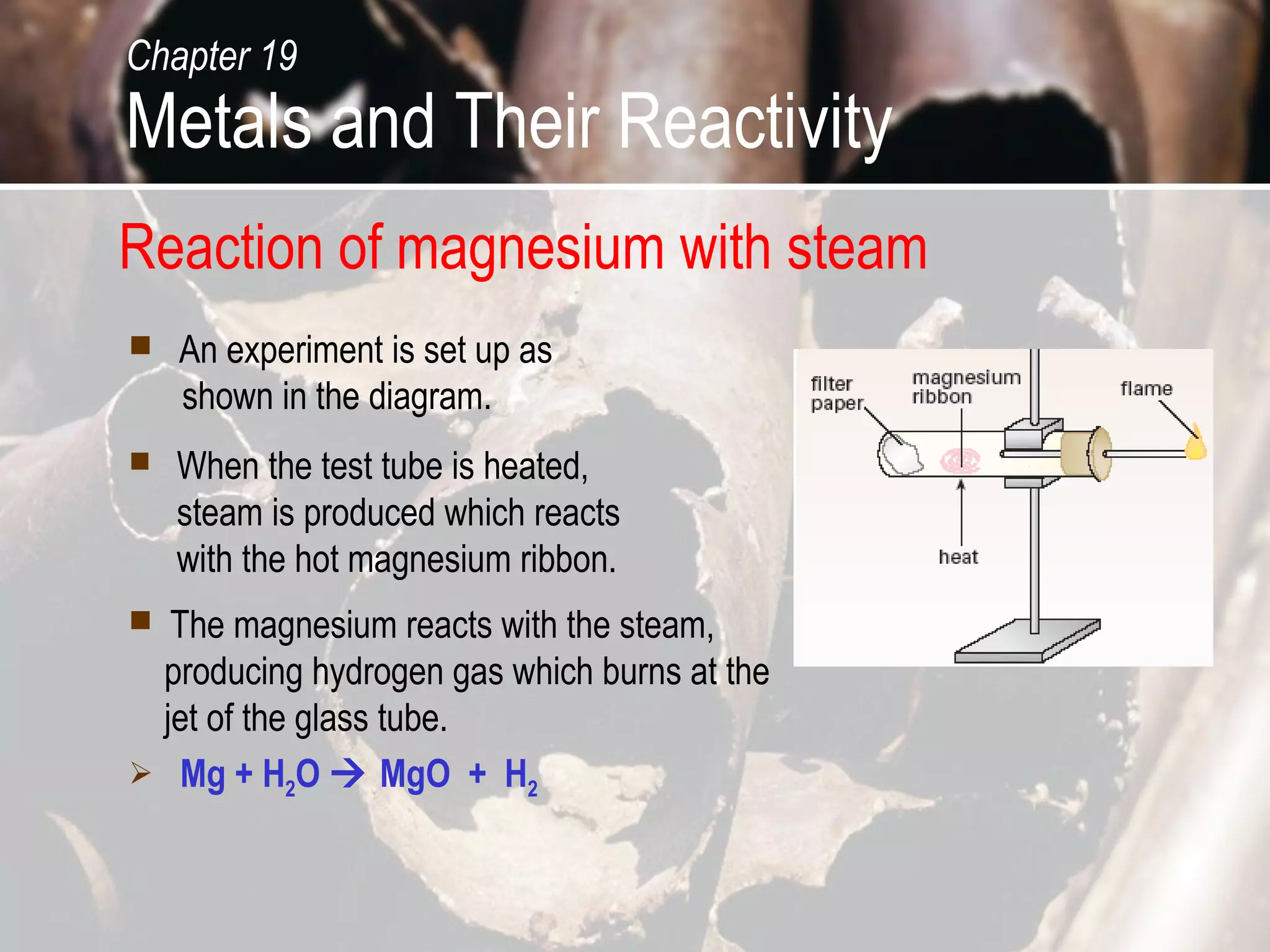 C19 metals and their reactivity | PPT