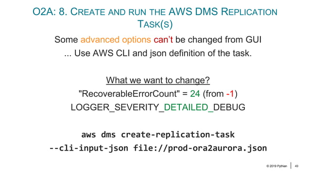 An Aws Dms Replication Journey From Oracle To Aurora Mysql Ppt