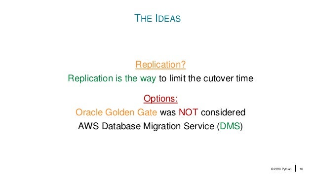 An Aws Dms Replication Journey From Oracle To Aurora Mysql
