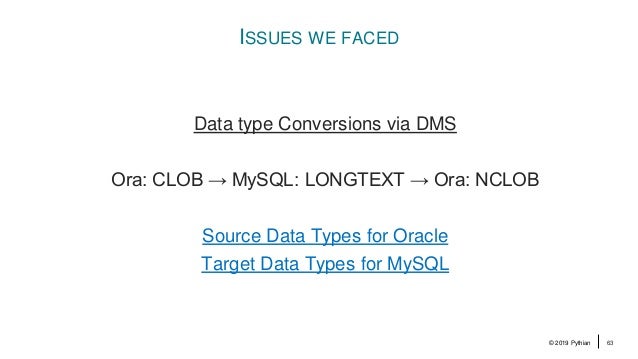 An Aws Dms Replication Journey From Oracle To Aurora Mysql