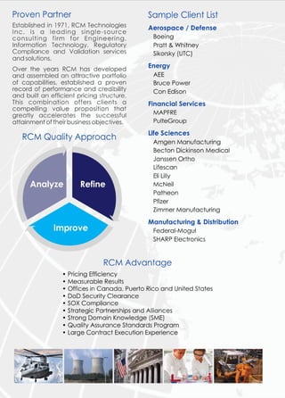 RCM Brochure 2016 | PDF