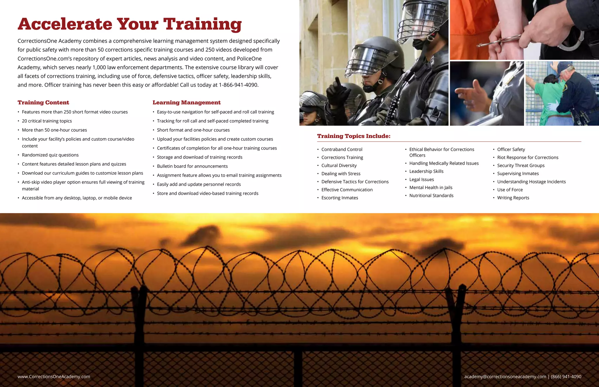 CorrectionsOne Academy Online Training & Learning Management System ...
