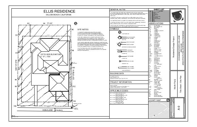 Site Plan Construction Document
