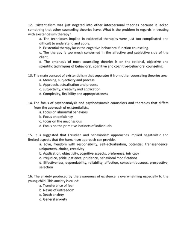 C1 and c2 (questions) | PDF