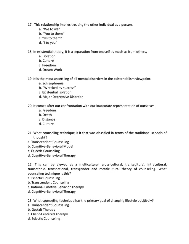C1 and c2 (questions) | PDF