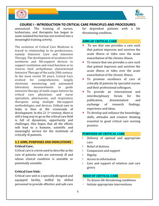 C1B1U1 Concepts of Critical care.pdf | First Aid | Injuries
