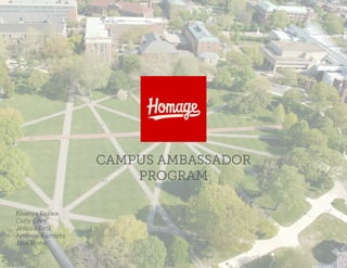 Campus Ambassador Program Final | PDF
