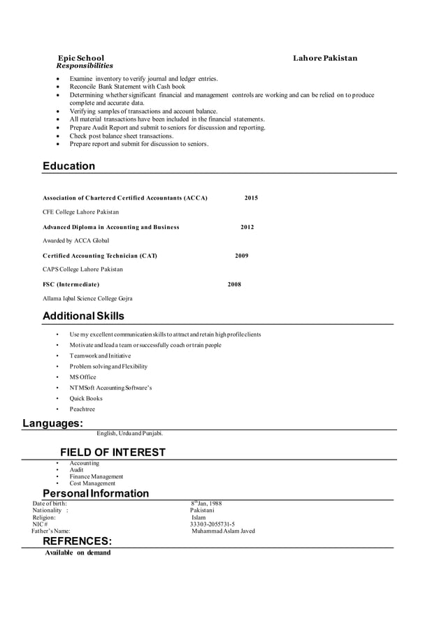 Muhammad Bilal Javed | PDF