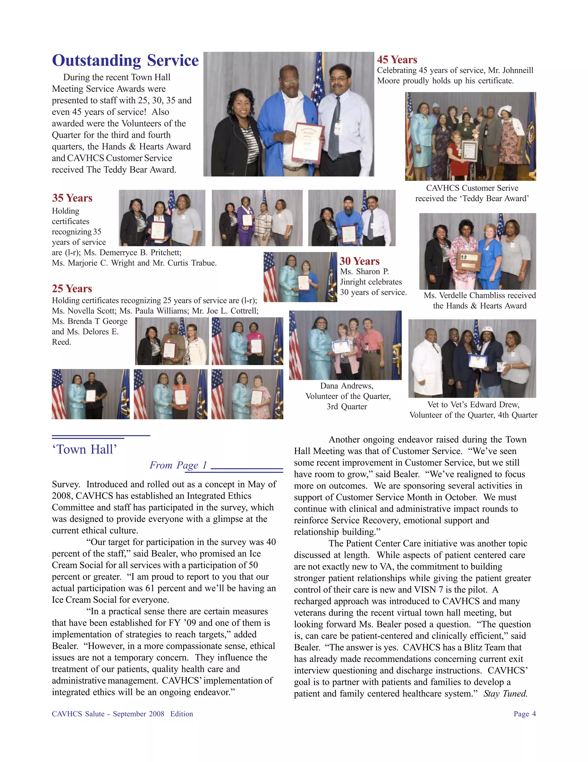 CAVHCS-Salute-Sept-2008 | PDF