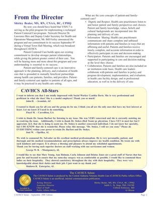 CAVHCS-Salute-Sept-2008 | PDF | Non-Profit Organizations | Industries