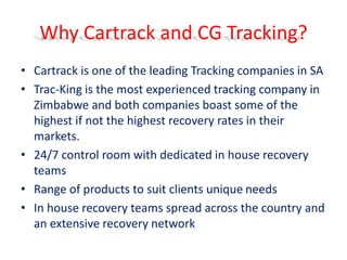 Cartrack units and uses 2015 | PPTX