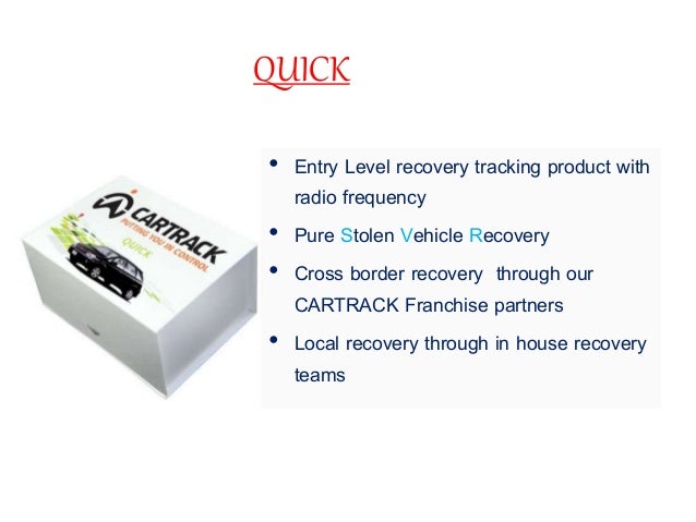 Cartrack units and uses 2015