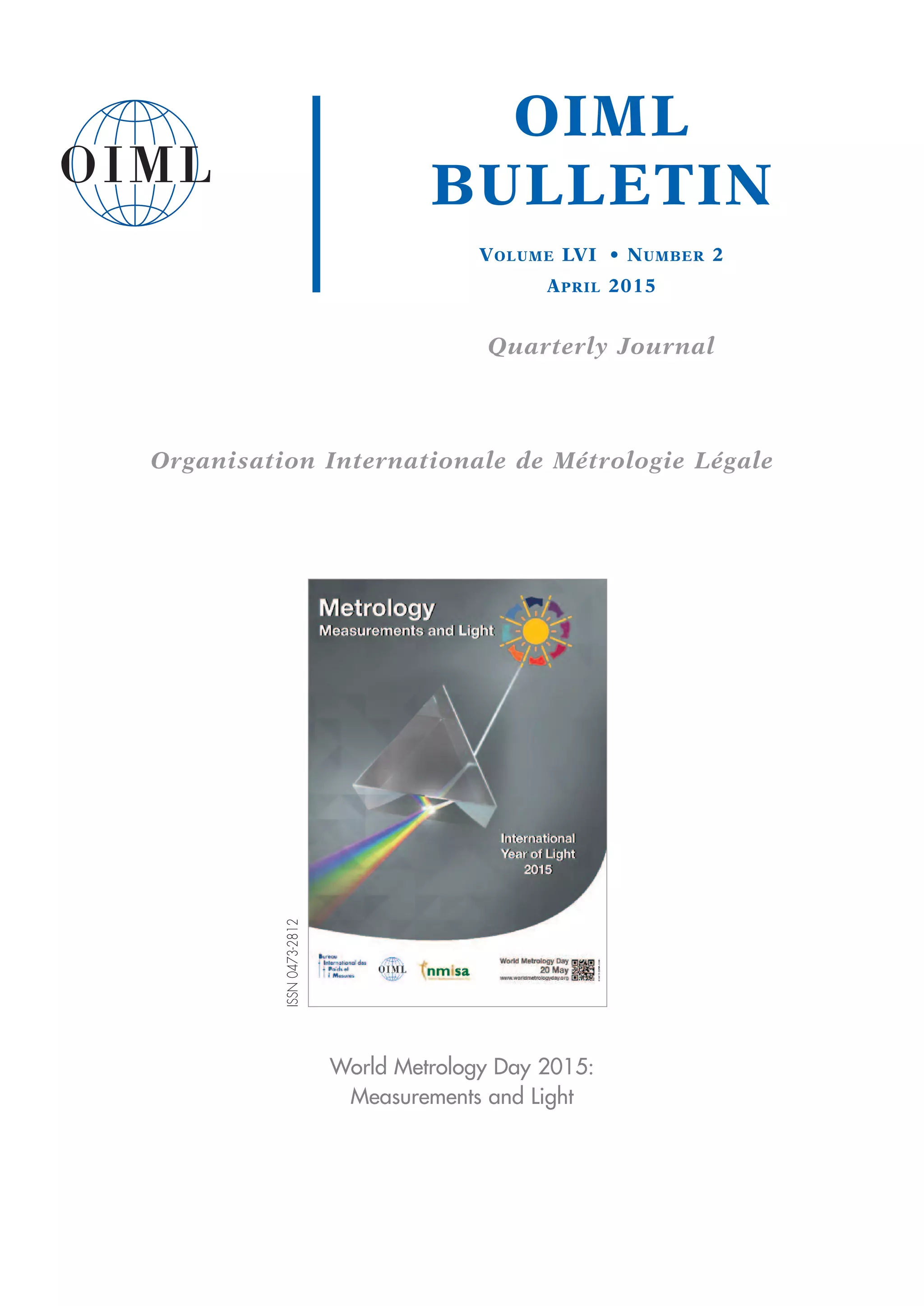 oiml_bulletin_april_2015 | PDF