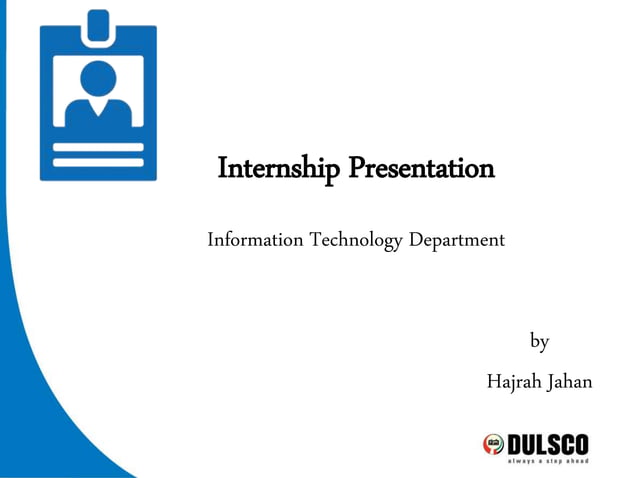 Internship Presentation2- Copy | PPT