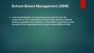 SCHOOL BASE MANAGEMENT SYSTEM | PPT