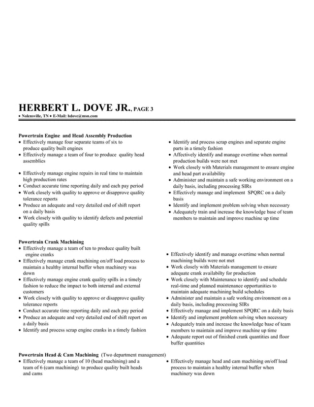 HERB'S RESUME | PDF