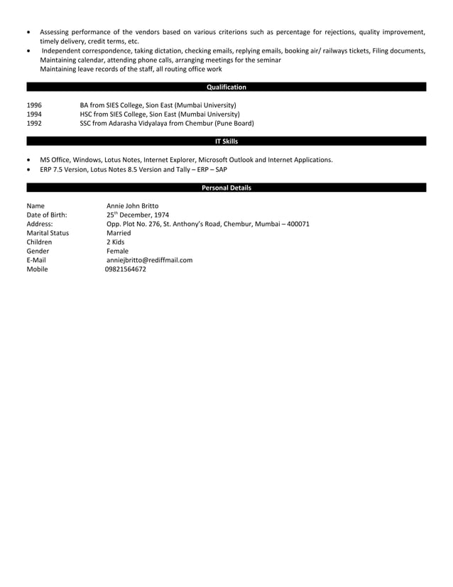 Resume_-_Annie_Britto_... | PDF